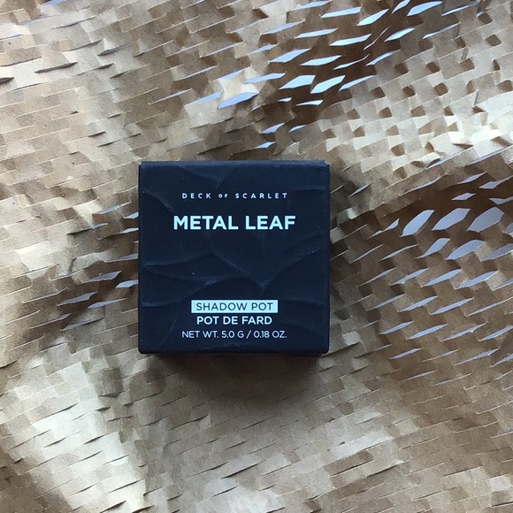 Deck Of Scarlet | Makeup | Nib Deck Of Scarlet Metal Leaf Shadow Pot ...